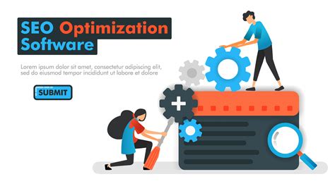 Seo Optimization Software Vector Illustration Programmers Do