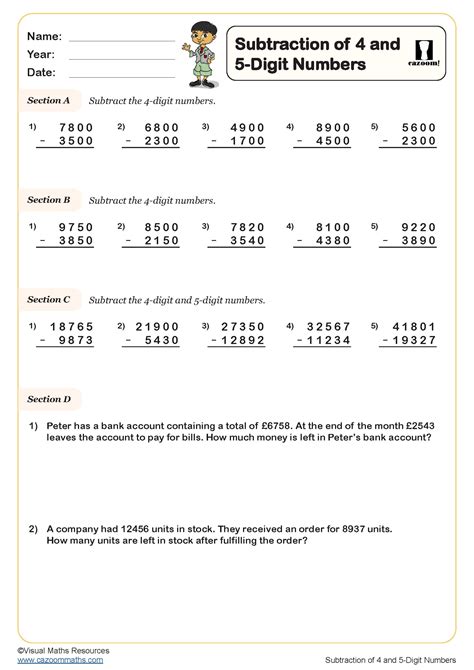 Written Methods Subtraction Worksheets Printable Subtraction Three Digit Numbers Worksheets