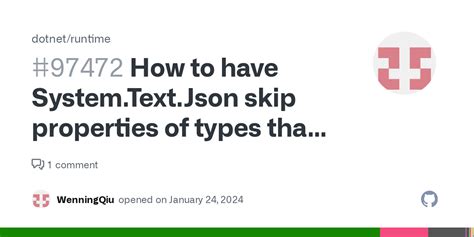 how to have system text json skip properties of types that are not