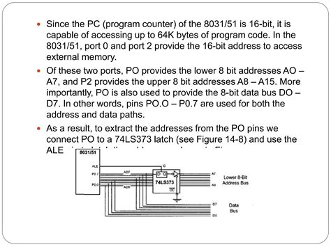 Interfacing External Memory In 8051 Pptx