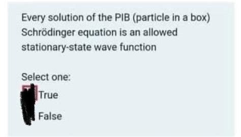 solved every solution of the pib particle in a box