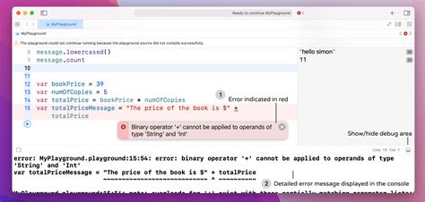 your first taste of swift with playgrounds · beginning ios 17 programming with swift and swiftui