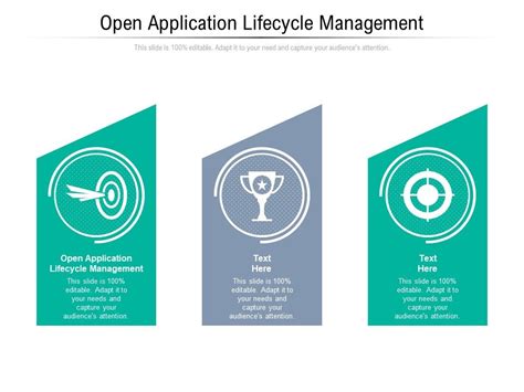 Open Application Lifecycle Management Ppt Powerpoint Presentation Gallery Smartart Cpb