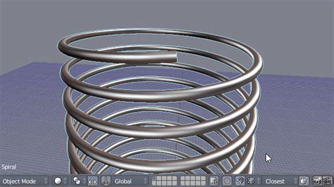 Modeling How To Taper A Coil Blender Stack Exchange