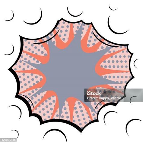 추상 창조적인 개념 벡터 만화 팝 아트 스타일 빈 구름 기둥과 고립된 점 배경 레이아웃 템플릿 판매 배너 빈 음성 버블 세트 그림 하프톤도 서 디자인 개체 그룹에 대한 스톡