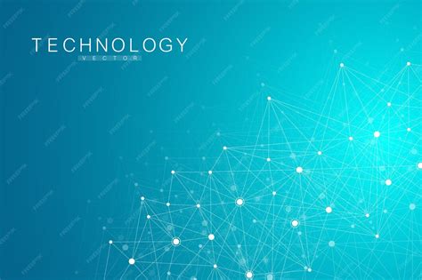 Premium Vector Abstract Plexus Background With Connected Lines And Dots Wave Flow Plexus