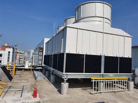 대향류형 사각 냉각탑 시공사례 주식회사 세기공조