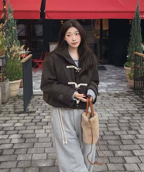 영팬케이크 겨울신상2온스누빔 빈트 후드 떡볶이 숏 크롭 코트 자켓 3 Color