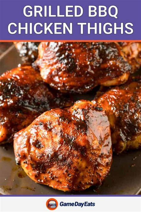 Grilled Bbq Chicken Thighs