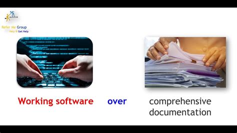 Agile Value 2 Working Software Over Comprehensive Documentation Youtube
