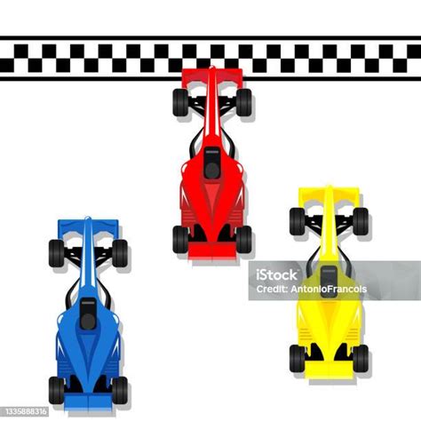 레이싱 스포츠 자동차 F1 레이싱 볼리드 마무리 라인 일러스트 벡터 차에 대한 스톡 벡터 아트 및 기타 이미지 차 스포츠 레이스 기 Istock
