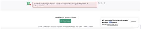 I Try To Send Prompts And Shows A Error Message And I Pay For Chat GPT ChatGPT OpenAI