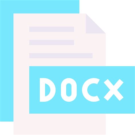 Docx Generic Color Fill Icon