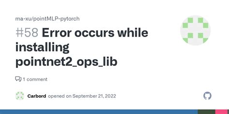 error occurs while installing pointnet2 ops lib · issue 58 · ma xu pointmlp pytorch · github