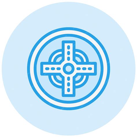 Premium Vector Road Intersection Vector Icon Design Illustration