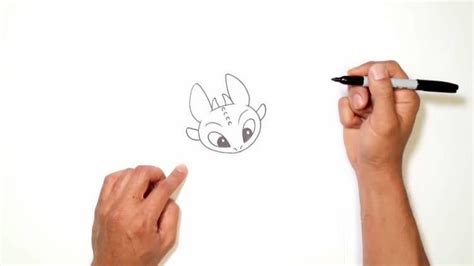 Как нарисовать беззубика поэтапно