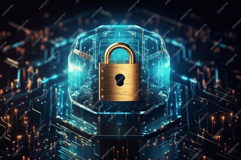 Premium Ai Image Safeguarding Digital Frontiers Visual On Data