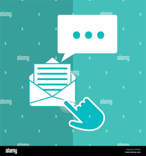 communication design cursor icon colorful illustration vector stock