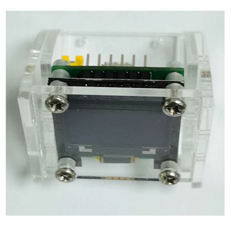 0 96 Inch Oled Audio Level Indicator With Shell Music Spectrum Display Analyzer Ebay