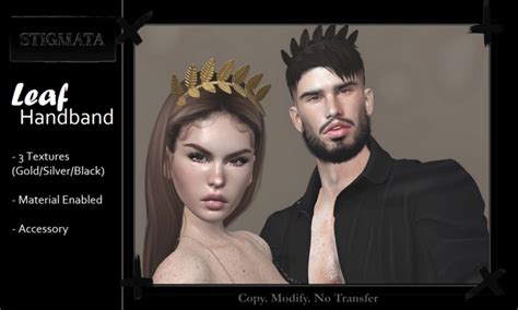Second Life Marketplace Stigmata Leaf Headband Add Me