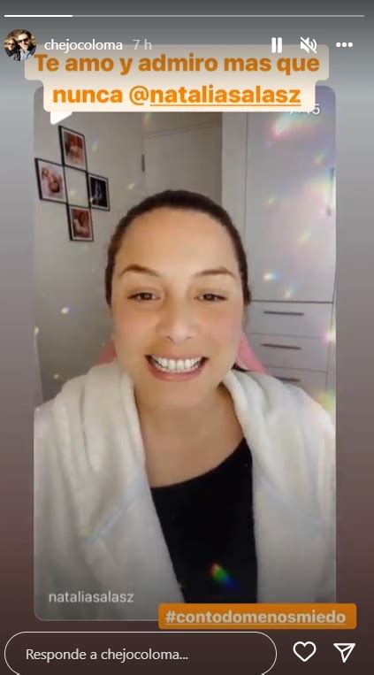 Natalia Salas Su Pareja Sergio Coloma Le Dedicó Emotivo Mensaje Tras