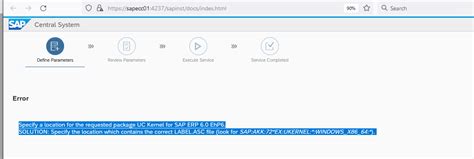 Specify A Location For The Requested Package Uc Ke Sap Community
