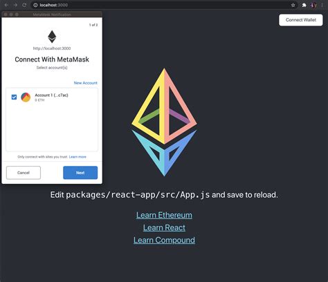 Build Your Ethereum App In Reactjs Or Vue With “create Eth App” By Michael Whittle