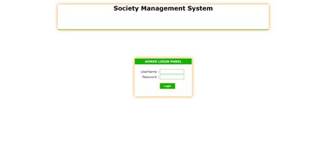 Society Management System Project In Asp Net With Source Code