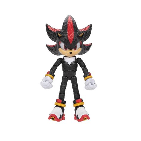 Sonic 3 Movie Shadow 5 Inch Wave 2 Action Figure