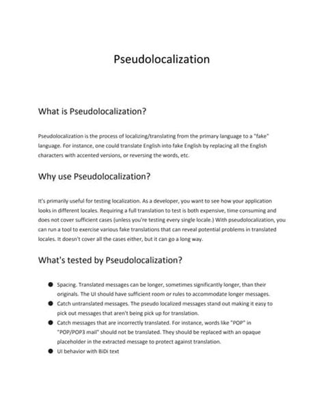 Pseudolocalization Pdf