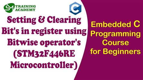 Register Bit Set And Clear Technique In Embedded C Explained Youtube