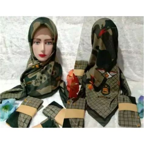 Jual Jilbab Loreng Shopee Indonesia