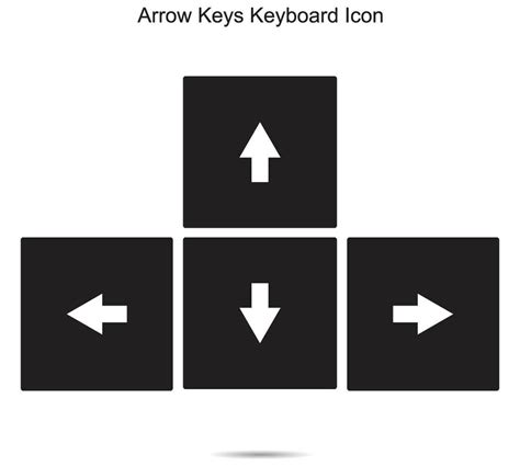 Arrow Keys Keyboard Icon Vector Illustration 29455722 Vector Art At Vecteezy