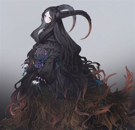 Коза темного леса Ao Monster Girl Anime Monster Girls