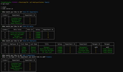 Github Tnewnum Sql Employeetracker Sql Database To Build Out An Organization S Employee Database