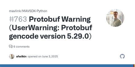 Protobuf Warning UserWarning Protobuf Gencode Version Issue Mavlink MAVSDK