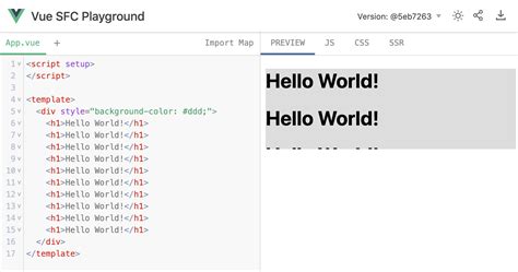 Preview Is Small Issue 3 Vuejs Repl GitHub