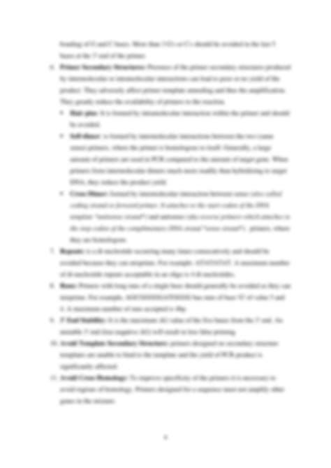 SOLUTION Primer And Probe Design Notes Studypool