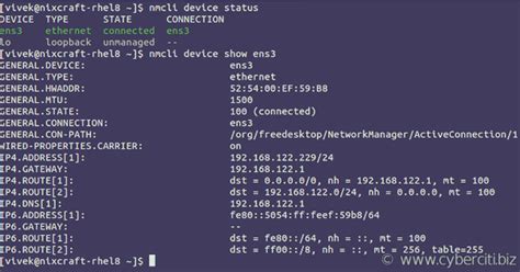 How To Configure A Static Ip Address On Rhel 8 Nixcraft