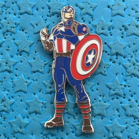 2026 Captain America Marvel Full Body Disney Pin Pin Pathways
