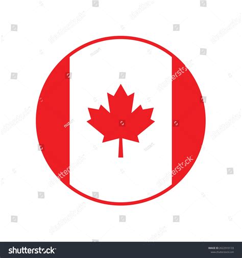Canada Maple Flag Simple Flat Design Stock Vector Royalty Free 2022910133 Shutterstock