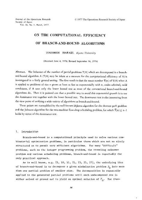 pdf on the computational efficiency of branch and …archive pdf e mag