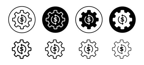 Costs Optimization Icon Set Collection For Web 47483213 Vector Art At Vecteezy
