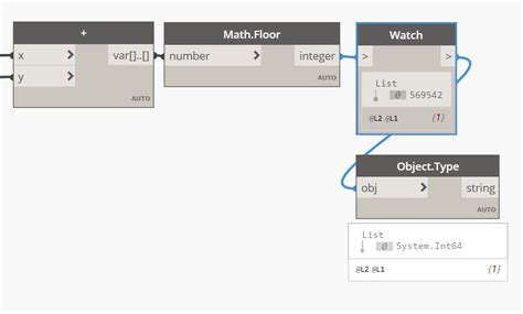 Generative Design Output Node Type Is Not Supported Must Be Integer Or Float Dynamo