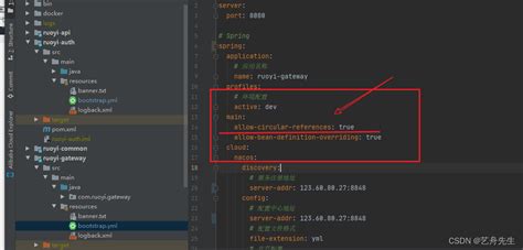 若依二开循环依赖报错the Dependencies Of Some Of The Beans In The Application