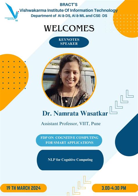 Drnamrata Kharate Wasatkar On Linkedin Viit Nlp Nlpforcognitivecomputing