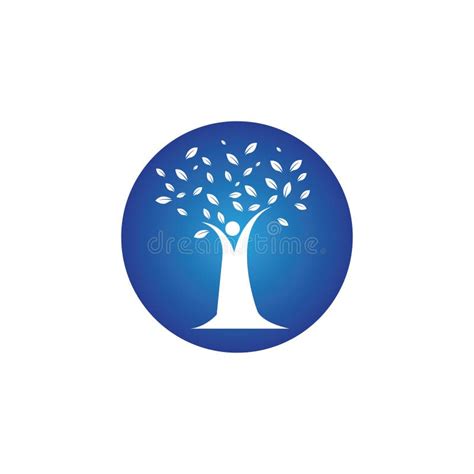 Creative Human Tree Concept Logo Design Template Stock Vector Illustration Of Creative