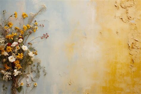 Premium Photo Custom Text Space On Flower Backdrop