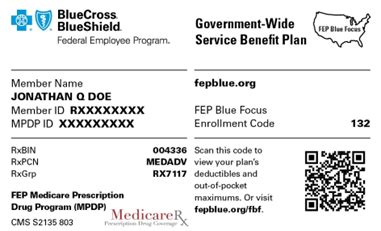 Fep Blue Focus Member Id Card Mass Reissue Blue Cross And Blue