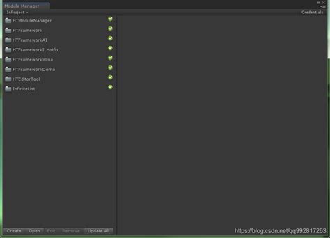 Unity Module Manager 模块管理器unity框架中modelmanager神码编程的博客 Csdn博客